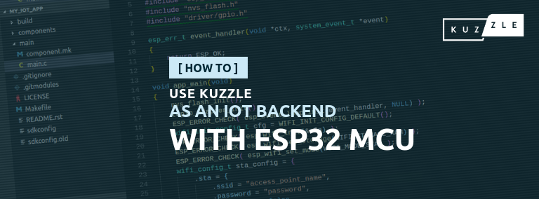 Use Kuzzle as an IoT Backend with ESP32 MCU